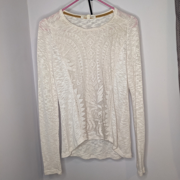 Rewind | Tops | Rewind Boho Pattern Semi Sheer Top | Poshmark